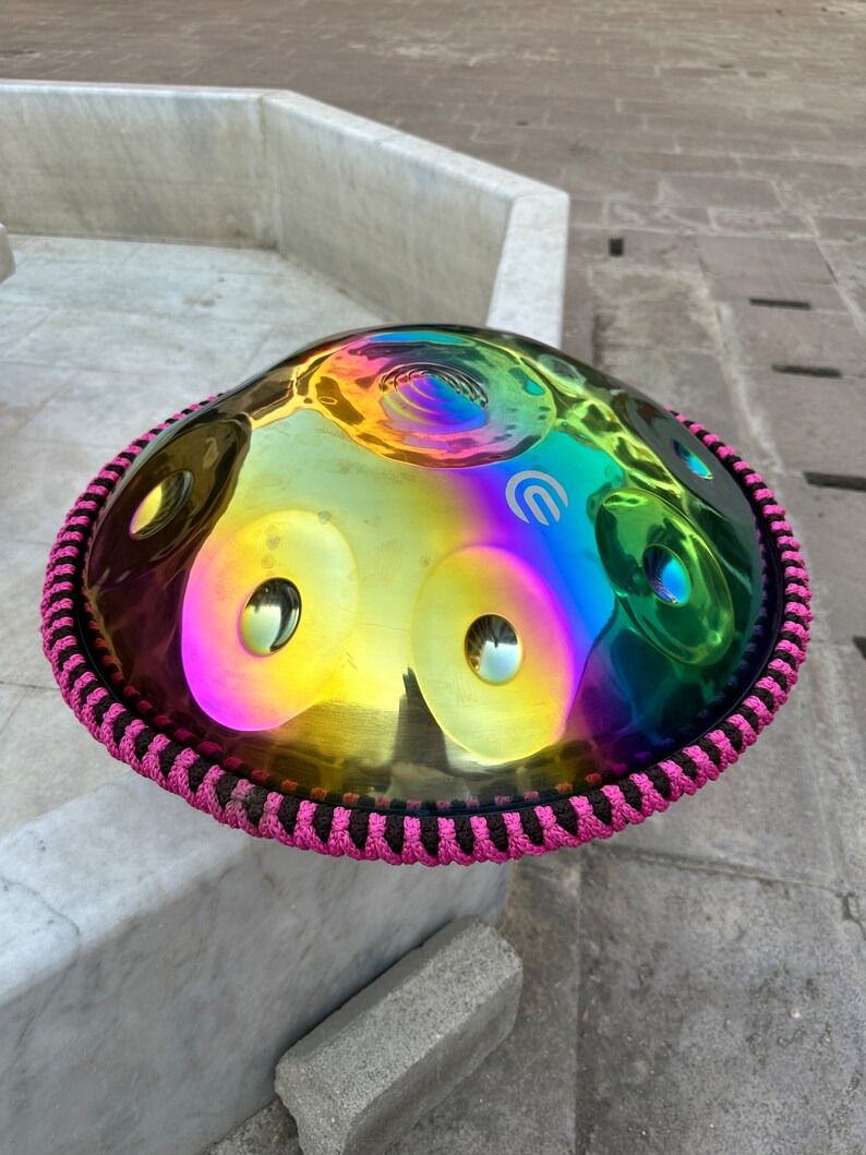 Professional 432hz Handpan D Minor - 22 Inch 9 Note Titanium ...