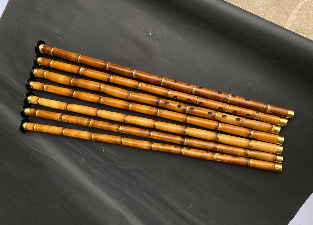 Professional 7-piece Turkish Ney Flute Set - Handcrafted Bamboo Ney for ...