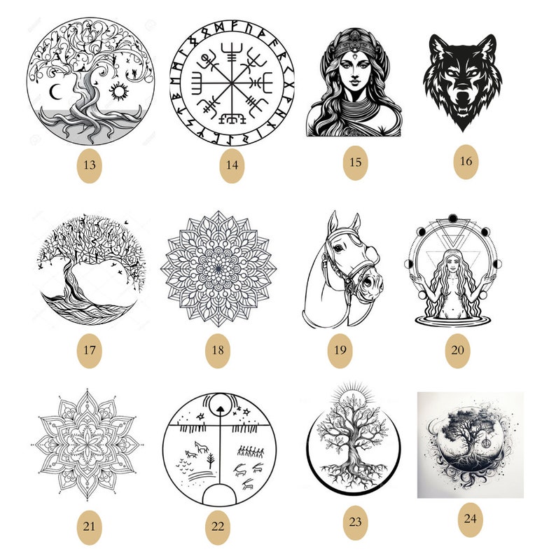 Handcrafted 21-inch Mandala Shamanic Drum - Sacred Healing Instrument ...