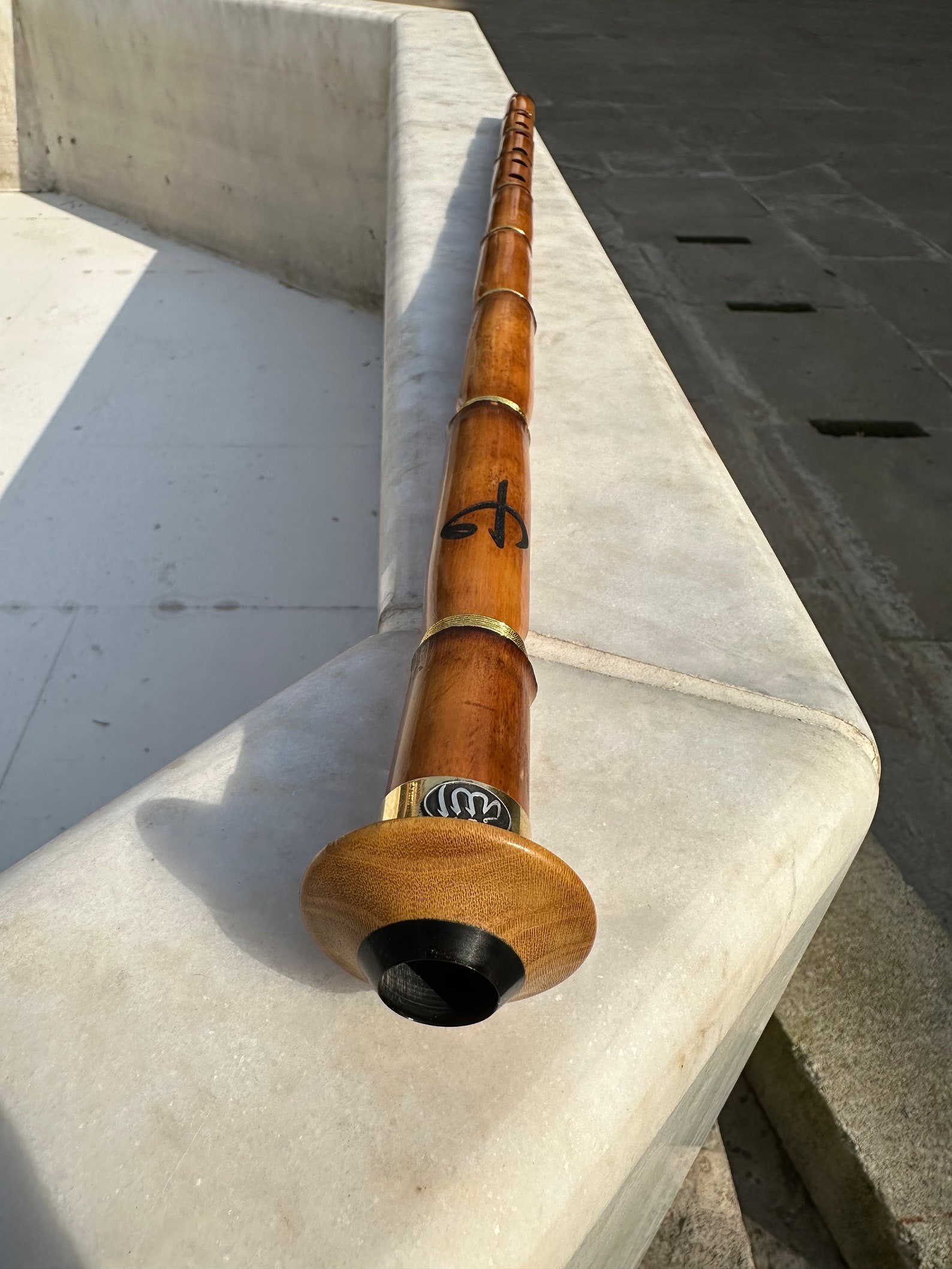 Professional Turkish Ney Flute - Handcrafted Bamboo Woodwind Instrument ...