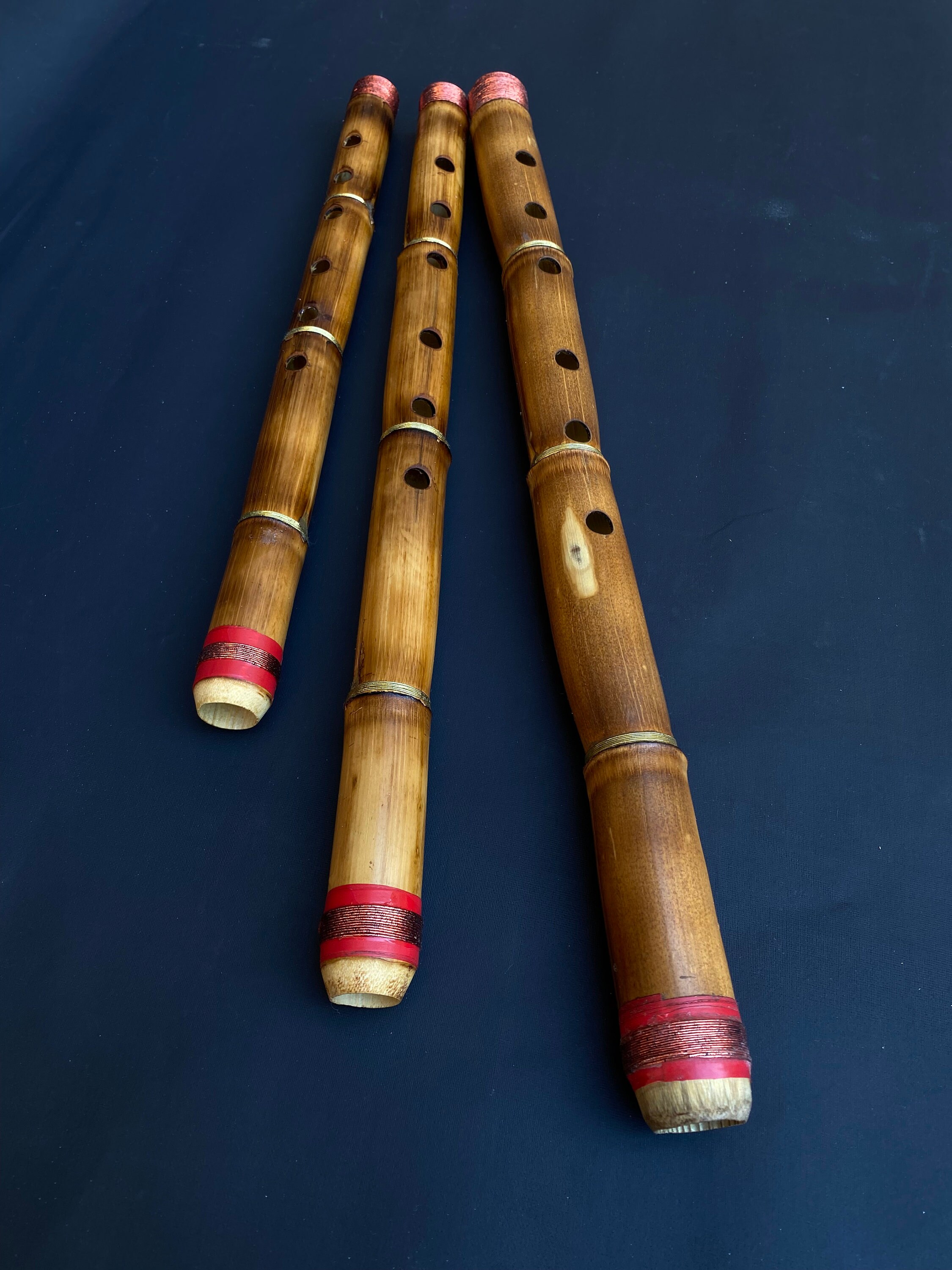 Authentic 3-piece Arabian Kavala Instrument Set – Handcrafted Bamboo ...