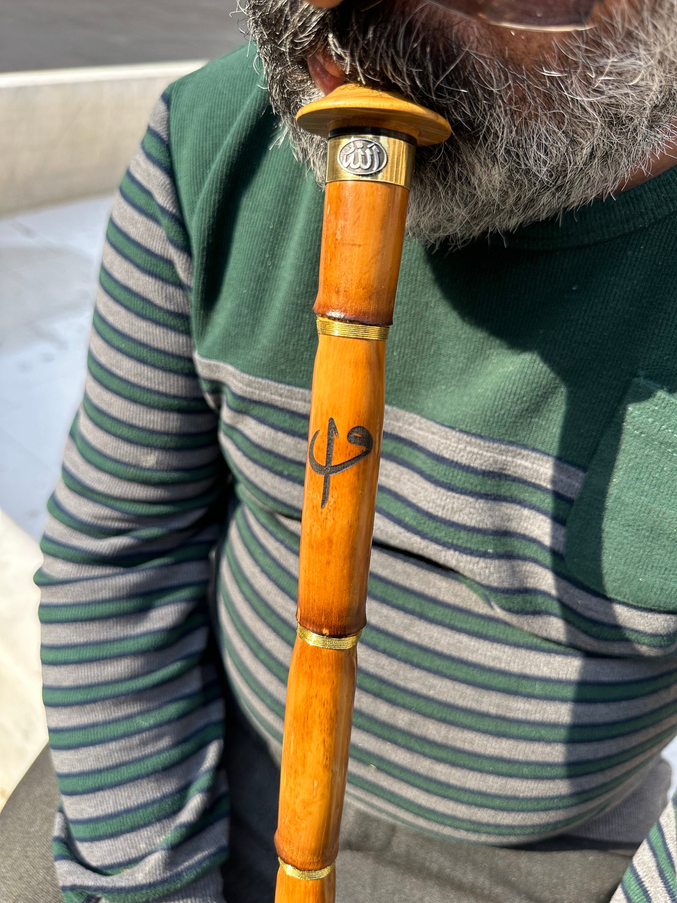 Professional Turkish Ney Flute - Handcrafted Bamboo Woodwind Instrument ...