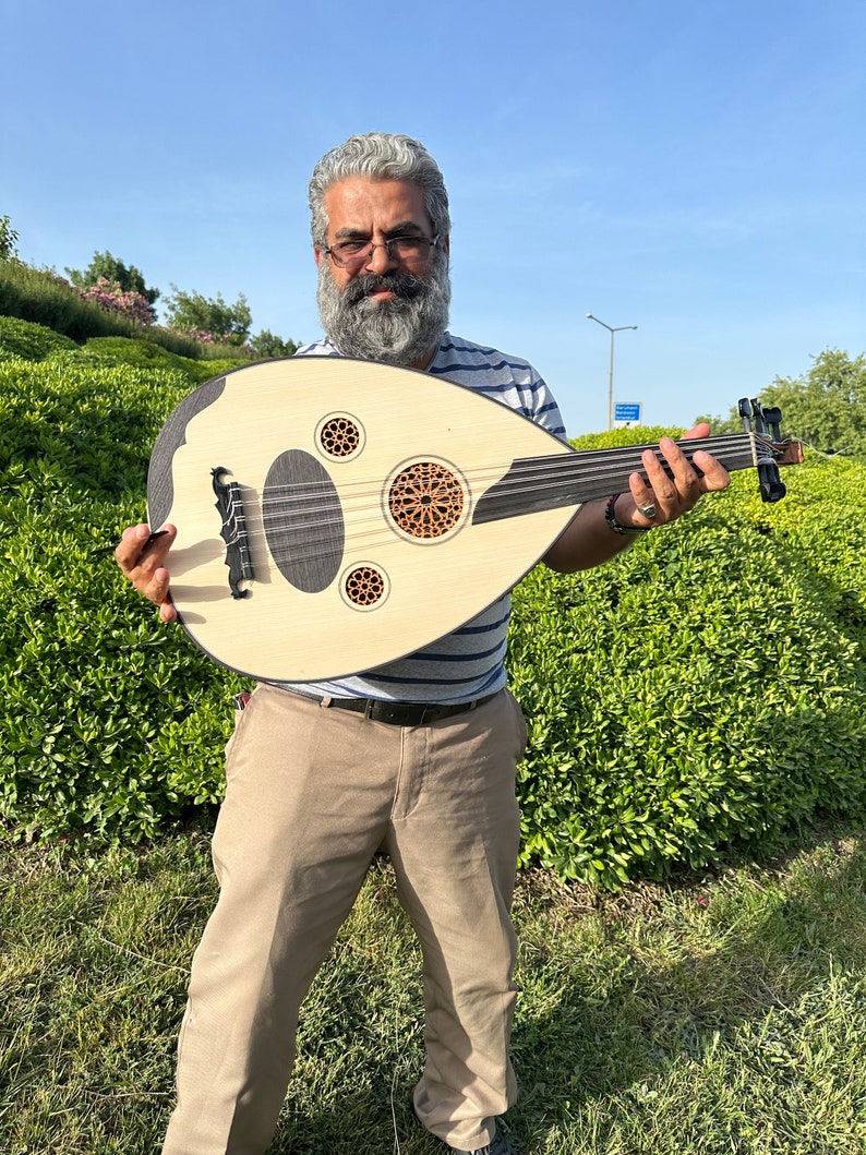 Professional Turkish Oud Instrument | Handcrafted Traditional Lute for ...