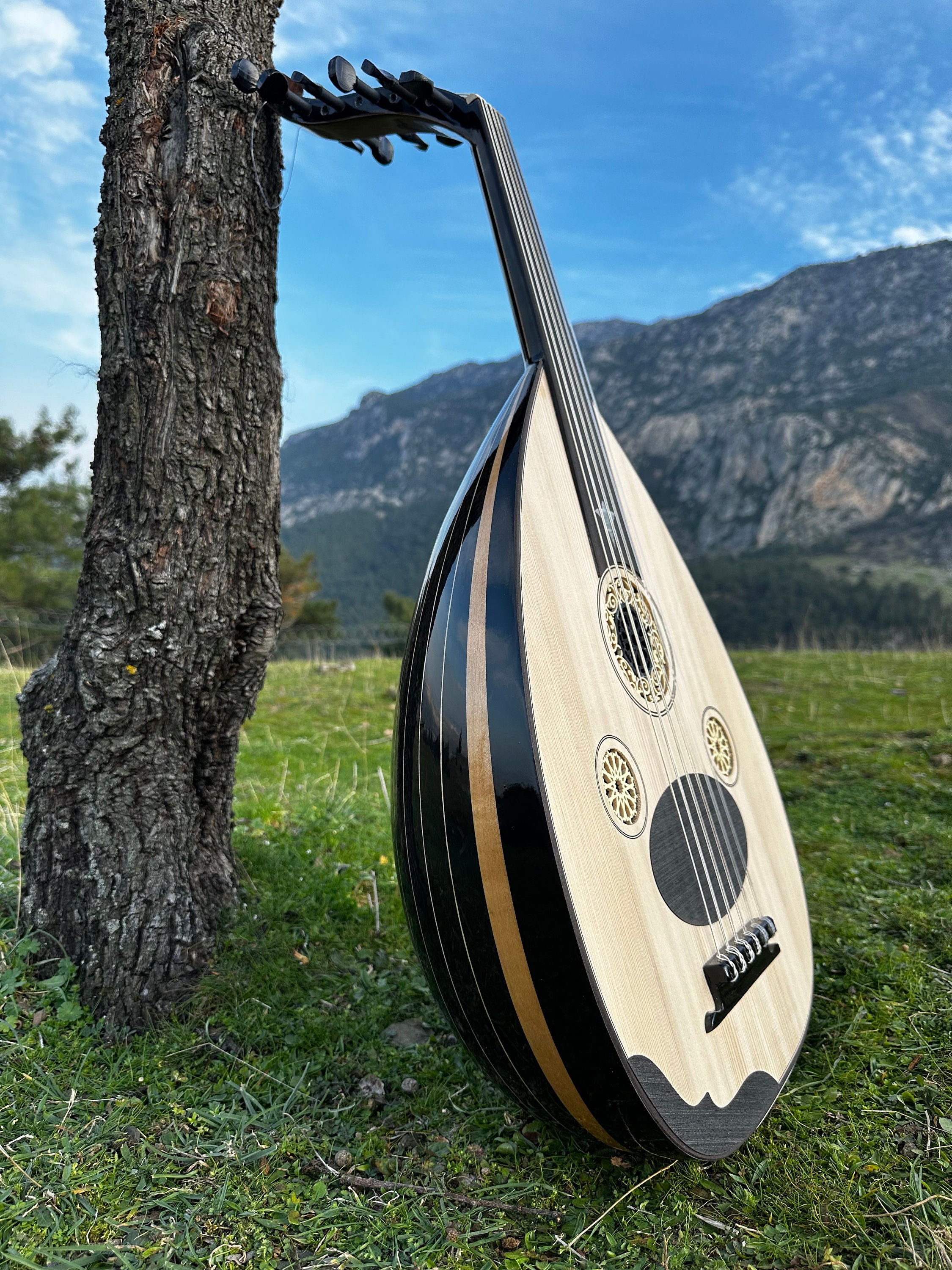 Exquisite Oud Instrument - Handcrafted Arabian Lute for Soulful ...