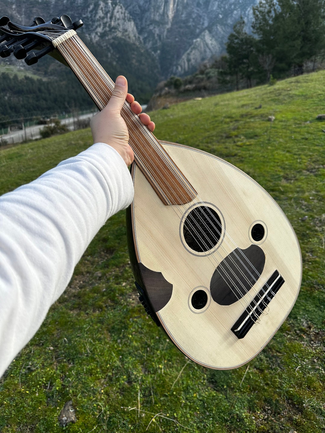 Handcrafted Cut Case Oud Instrument - Exquisite Turkish Stringed ...