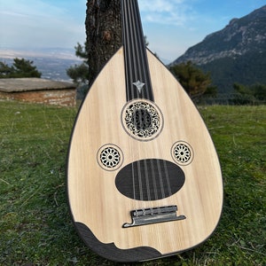 Exquisite Oud Instrument - Handcrafted Arabian Lute for Soulful ...