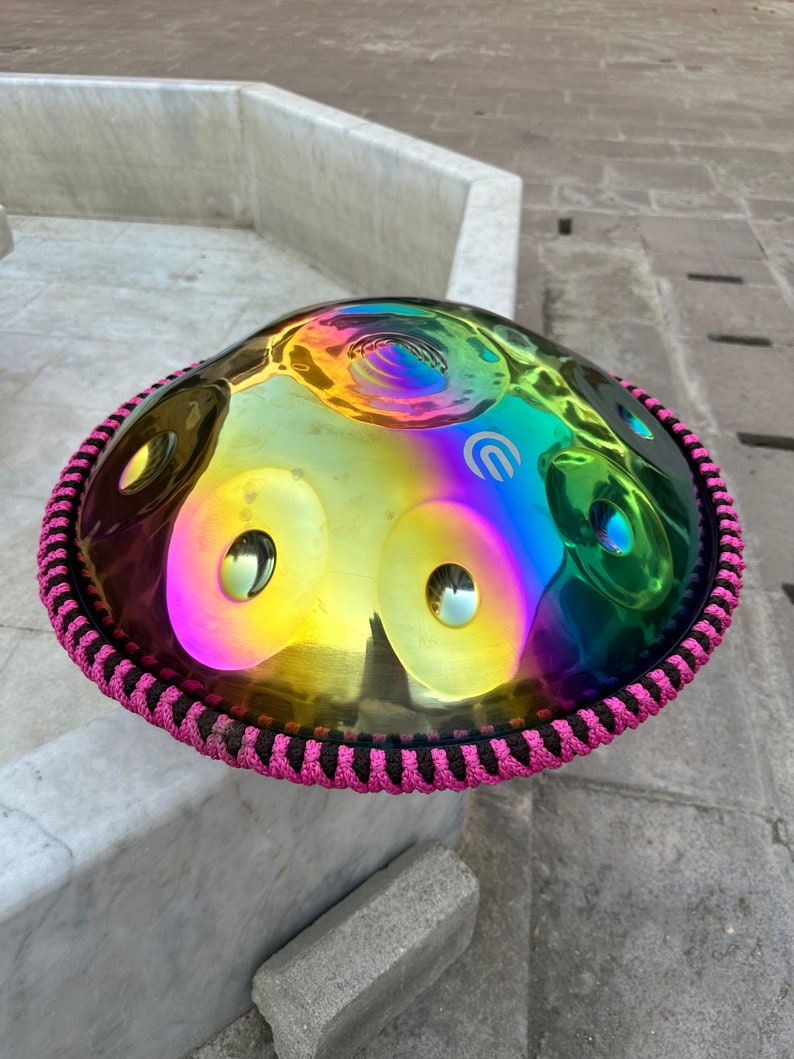 Professional 432hz Handpan D Minor - 22 Inch 9 Note Titanium ...