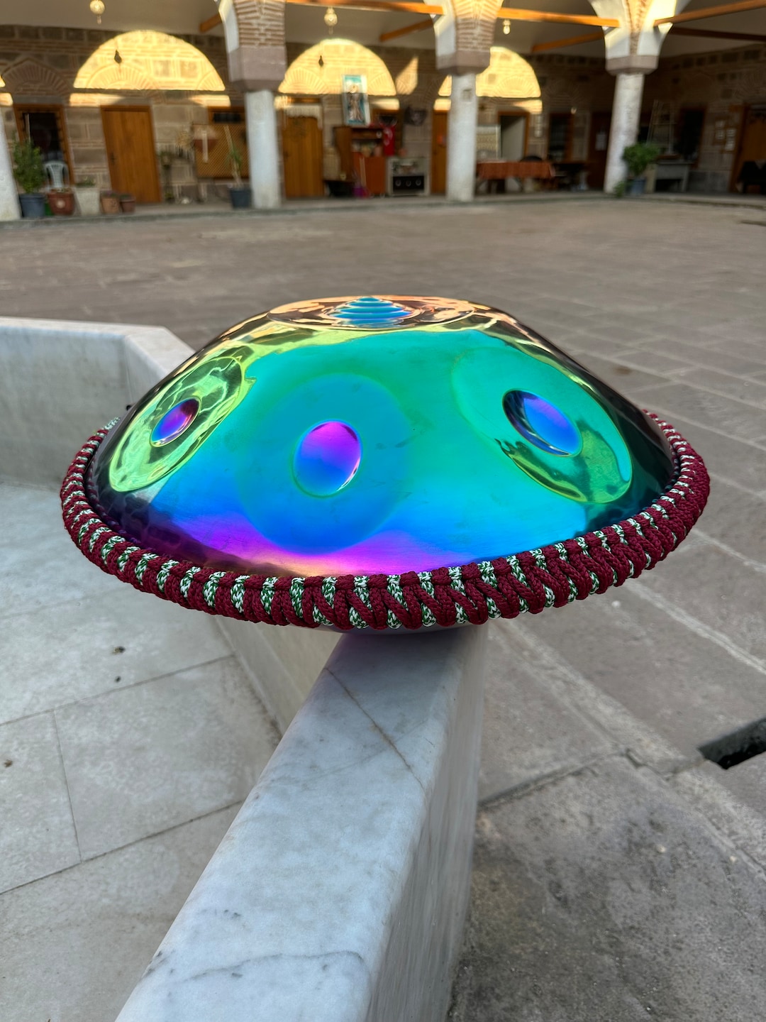 Traditional 22 Inch Steel Handpan Special Color 440hz D Minor - Premium ...