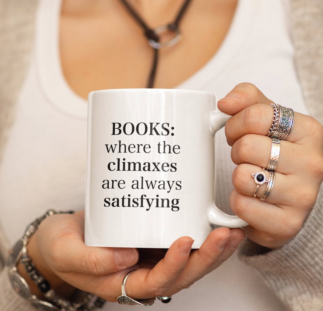 Romantic Fiction Reader Mug Steamy Book Reader Gift Romance Novel Fan ...