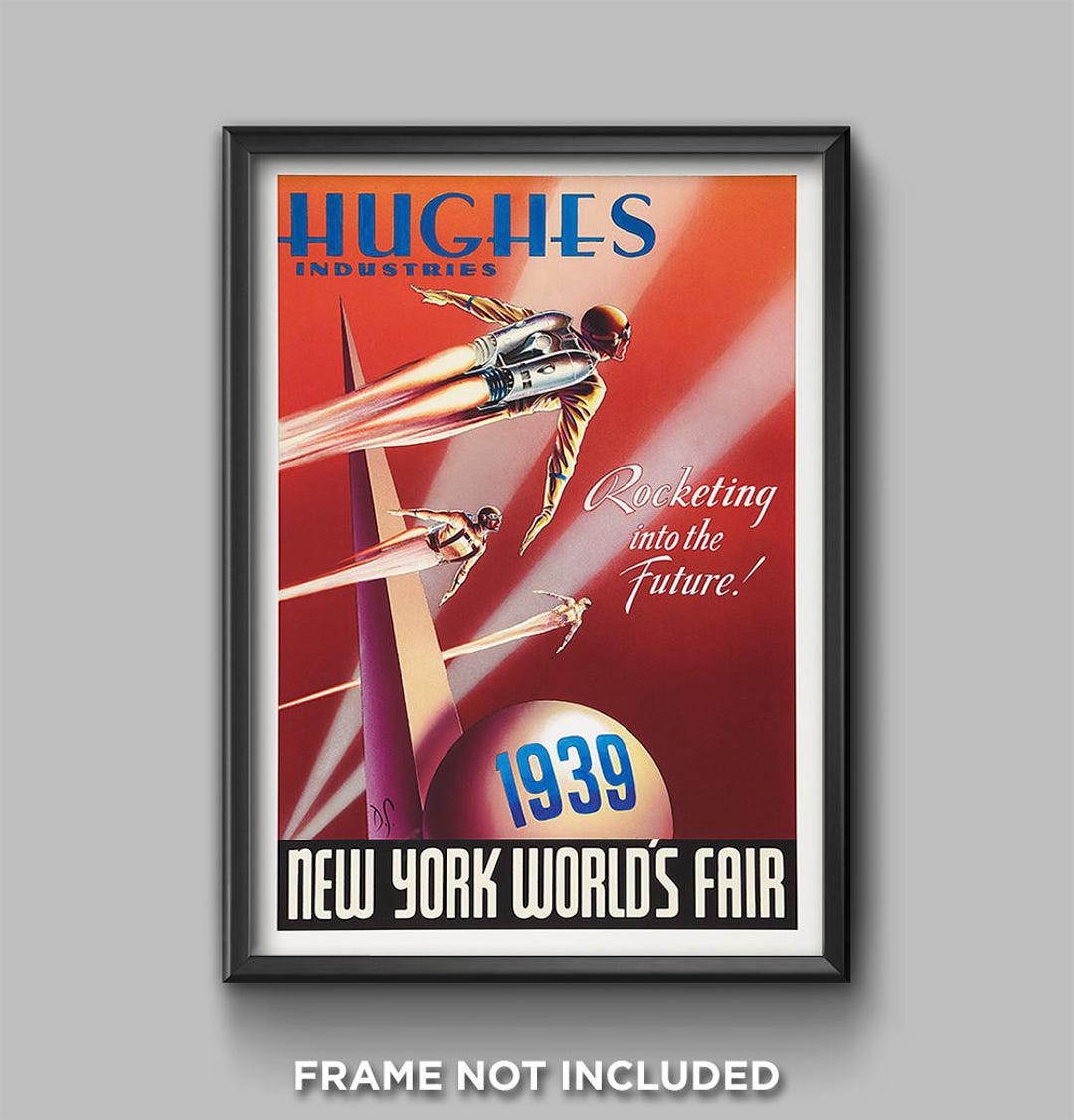 The Rocketeer Walt Disney Movie Film Poster Print Hughes Industries New ...