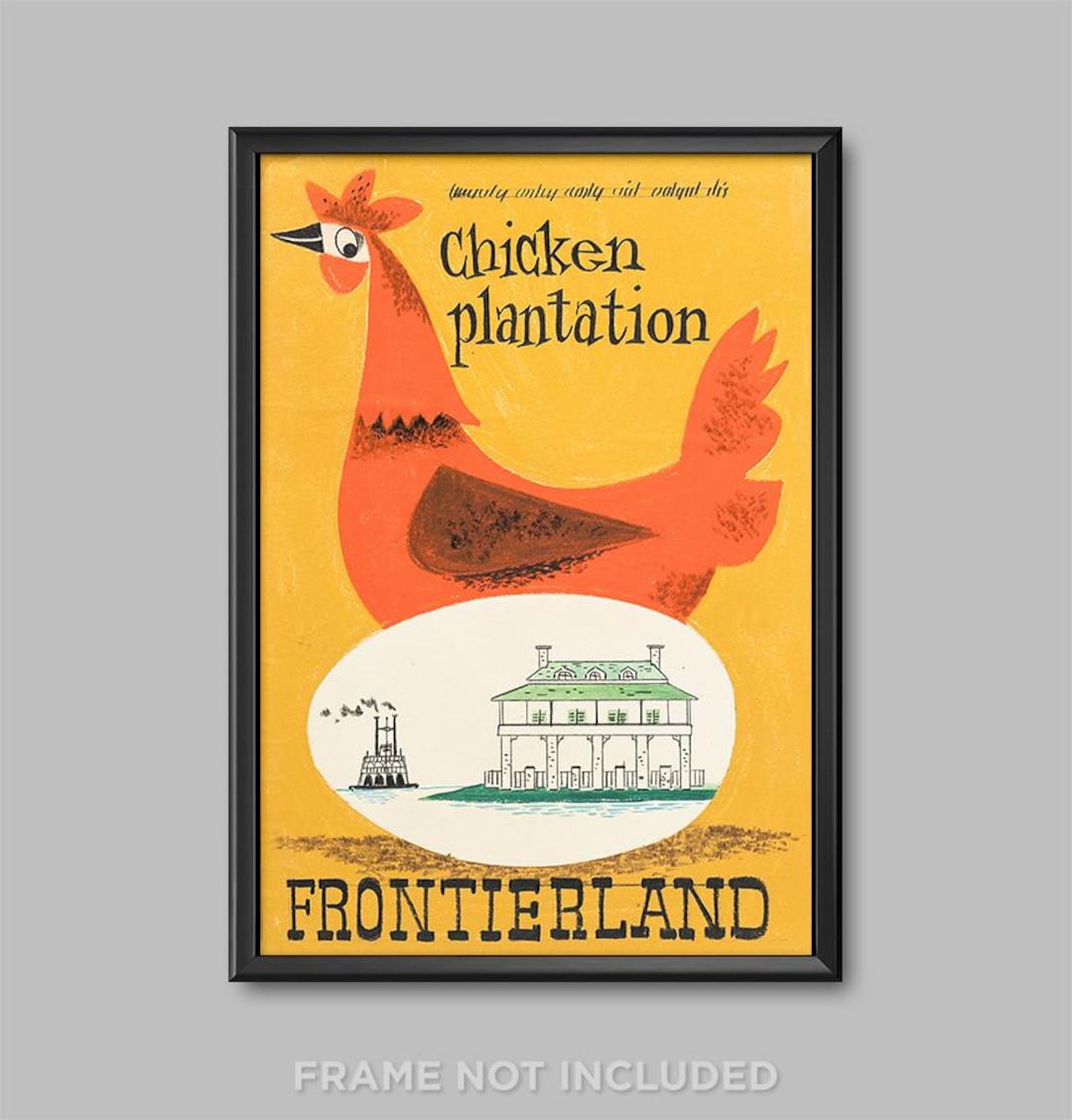 Swift’s Chicken Plantation House Concept Poster Print Frontierland ...