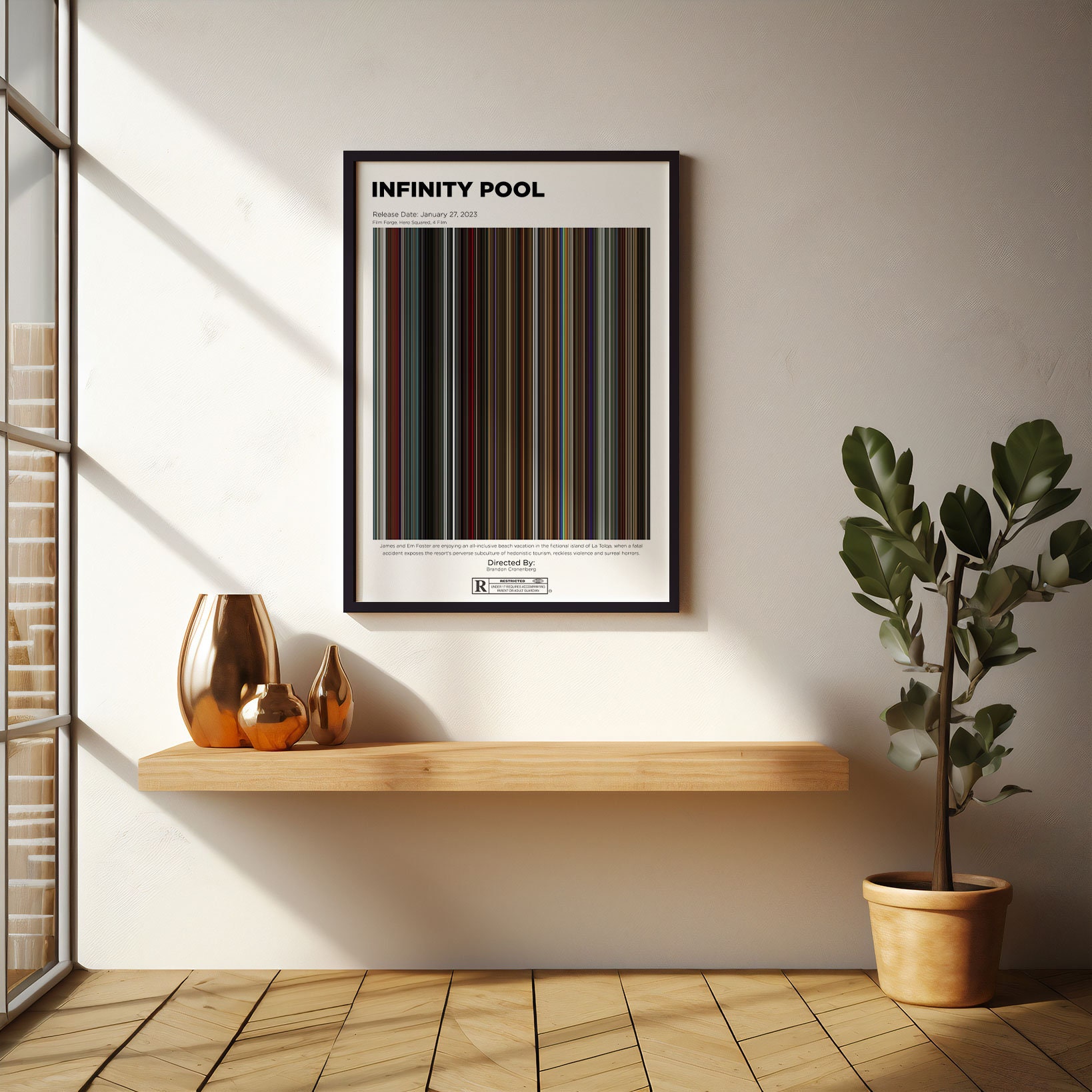 INFINITY POOL Barcode Poster Wall Art Infinity Pool Print Wall Decor ...