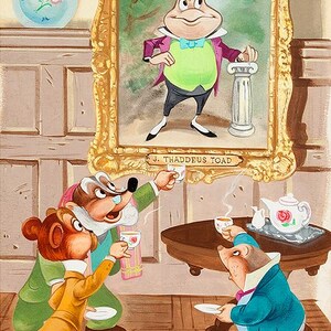 Mr. Toad's Wild Ride Poster Print Concept Art Disneyland Disney World ...