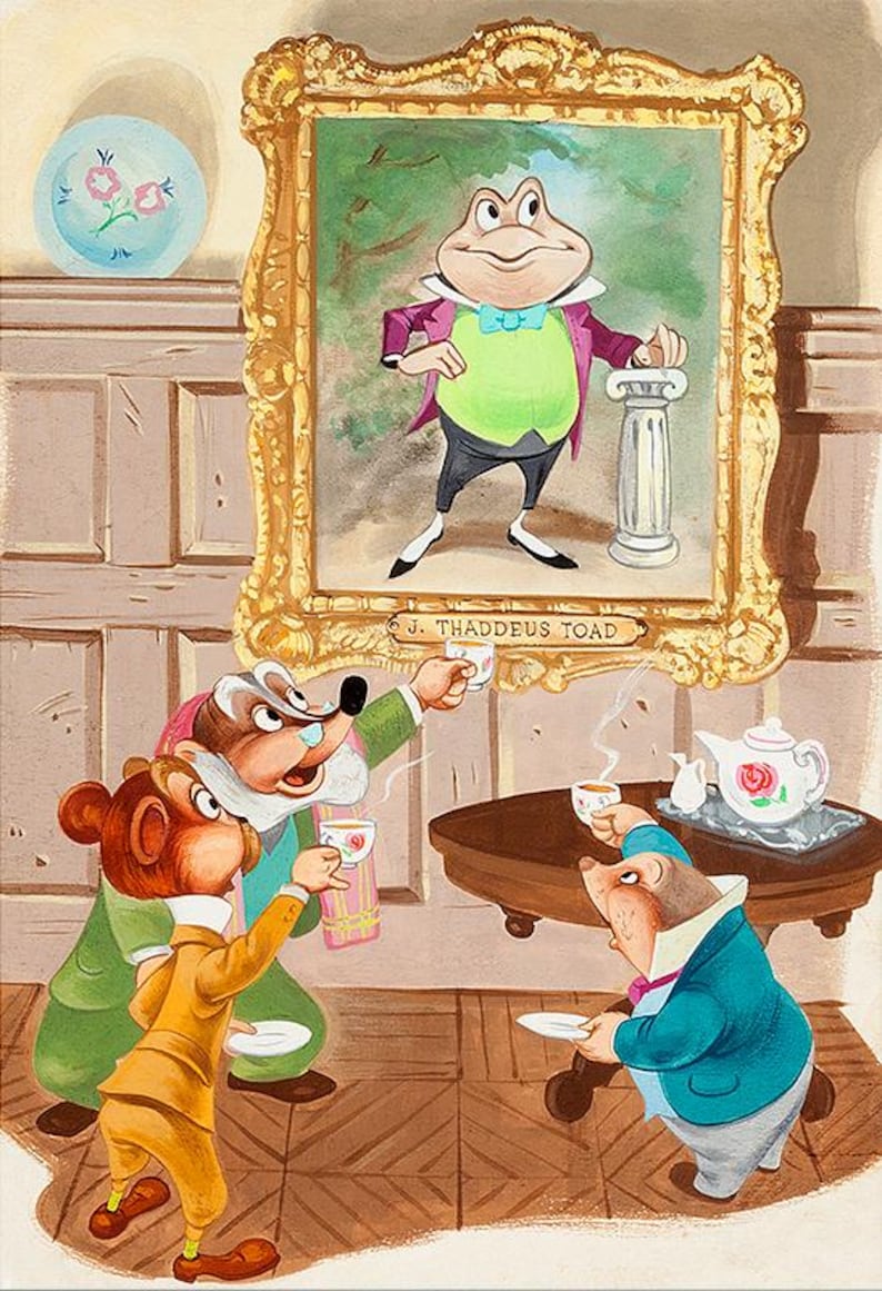 Mr. Toad's Wild Ride Poster Print Concept Art Disneyland Disney World ...