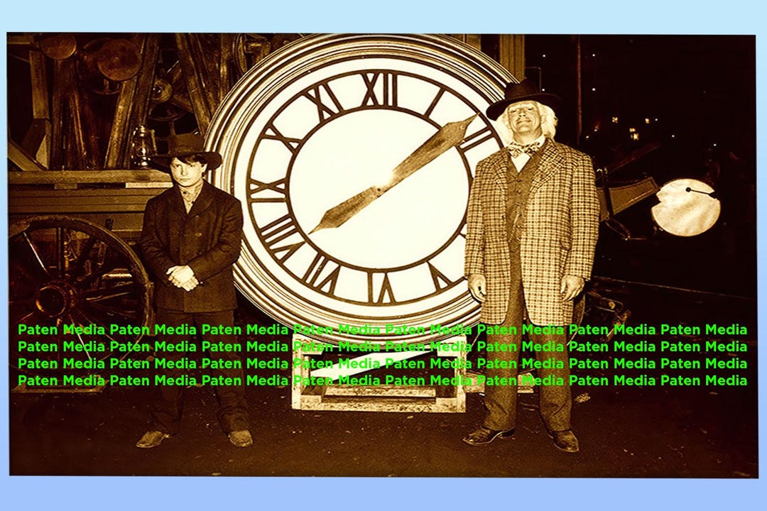 Back to the Future III Clock Photo Print – Old West Time Machine Scene ...