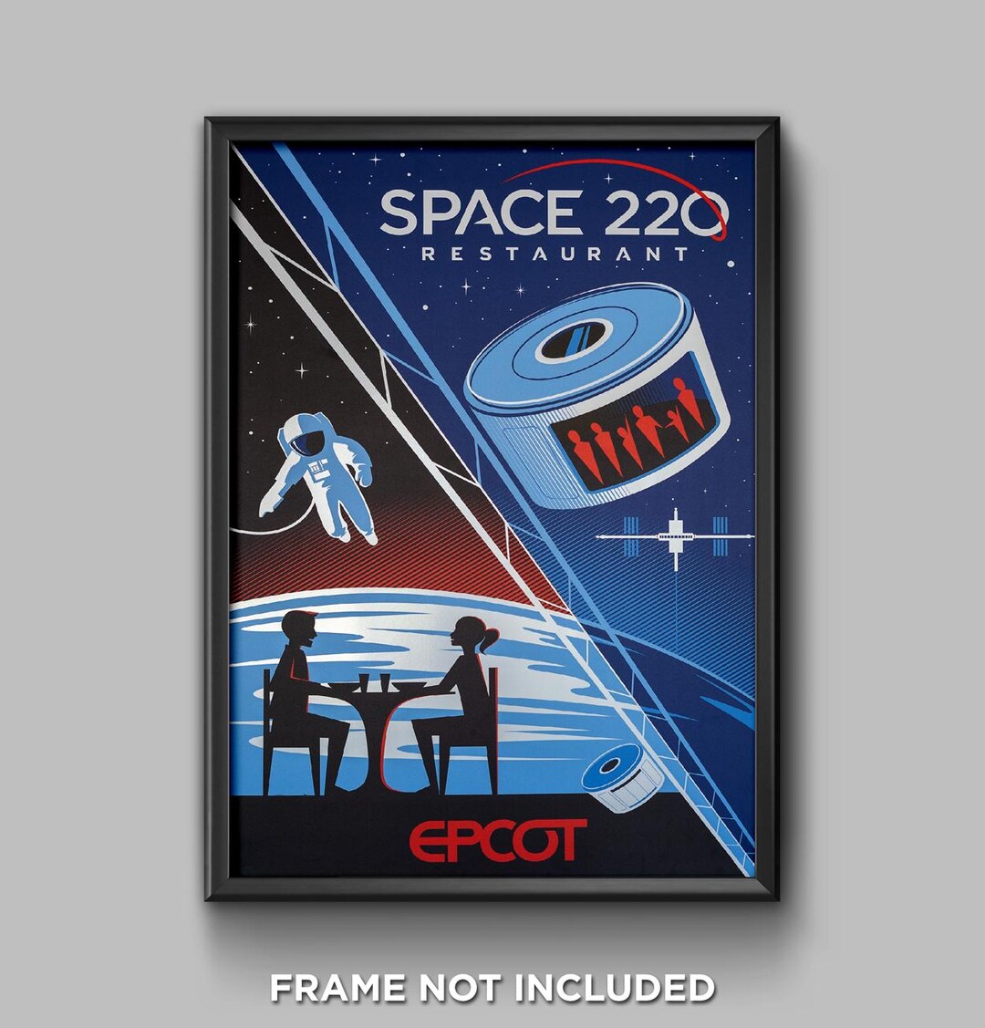 Epcot Space 220 Restaurant Attraction Walt Disney World Showcase Magic ...