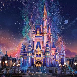 Disney World 50th Anniversary Magic Kingdom Iridescent Castle Magical ...