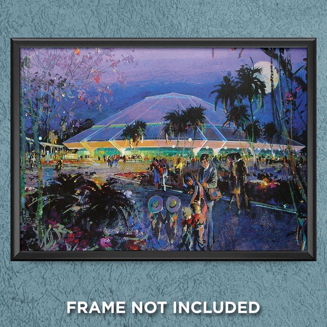Epcot Horizons Concept Art Painting Poster Print Reproduction Mural ...