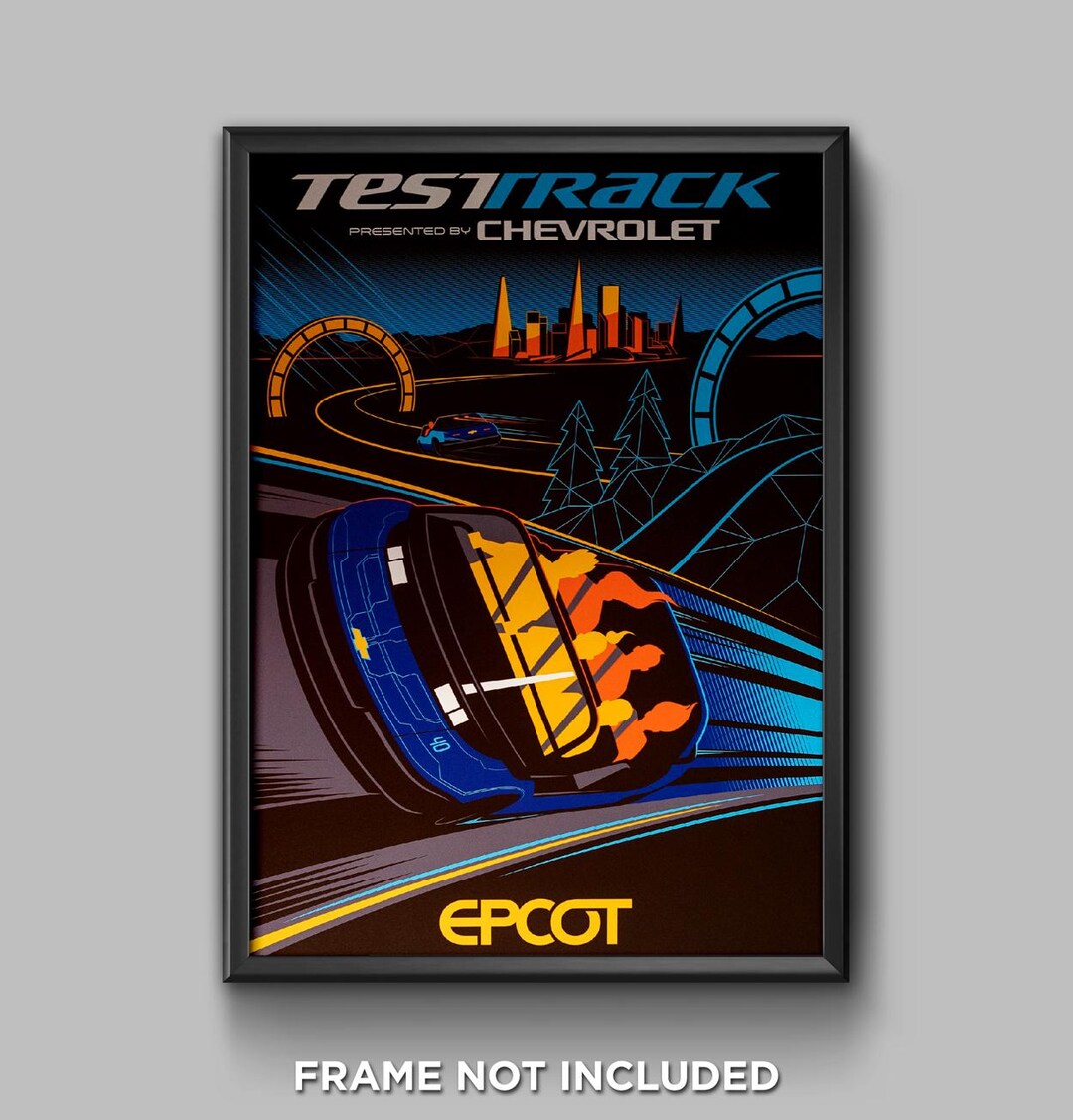 Epcot Test Track Attraction Walt Disney World Showcase Magic Kingdom ...