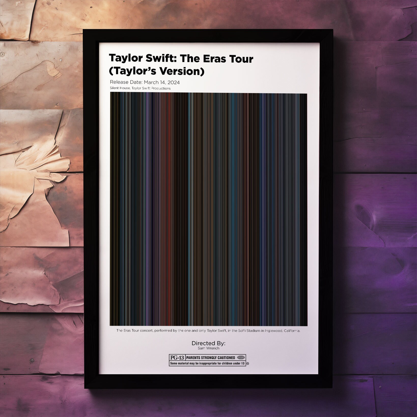 TAYLOR SWIFT the Eras Tour Barcode Poster Wall Art Taylor Swift the ...