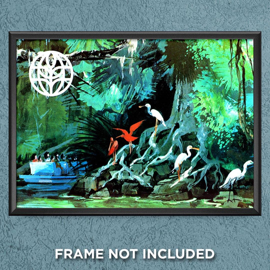Living With the Land Epcot Center Print Poster Souvenir Book Concept ...