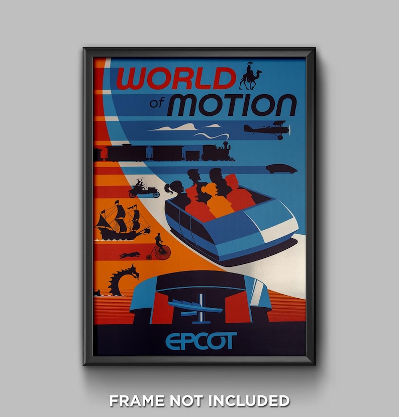 Epcot World of Motion Attraction Walt Disney World Showcase Magic ...