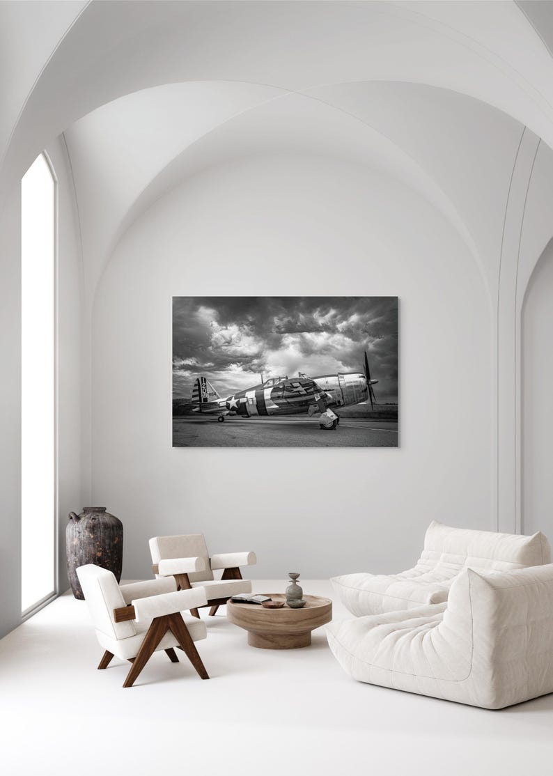 Vintage Airplane Photography, Bonnie P-47D, WWII Fighter ,WW II ...