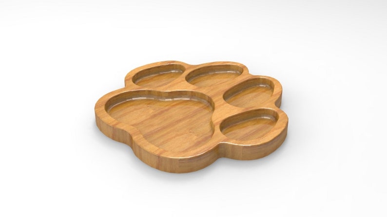 Dog Paw Serving Tray Cnc Router Files for Wood, Files for Cnc Router ...