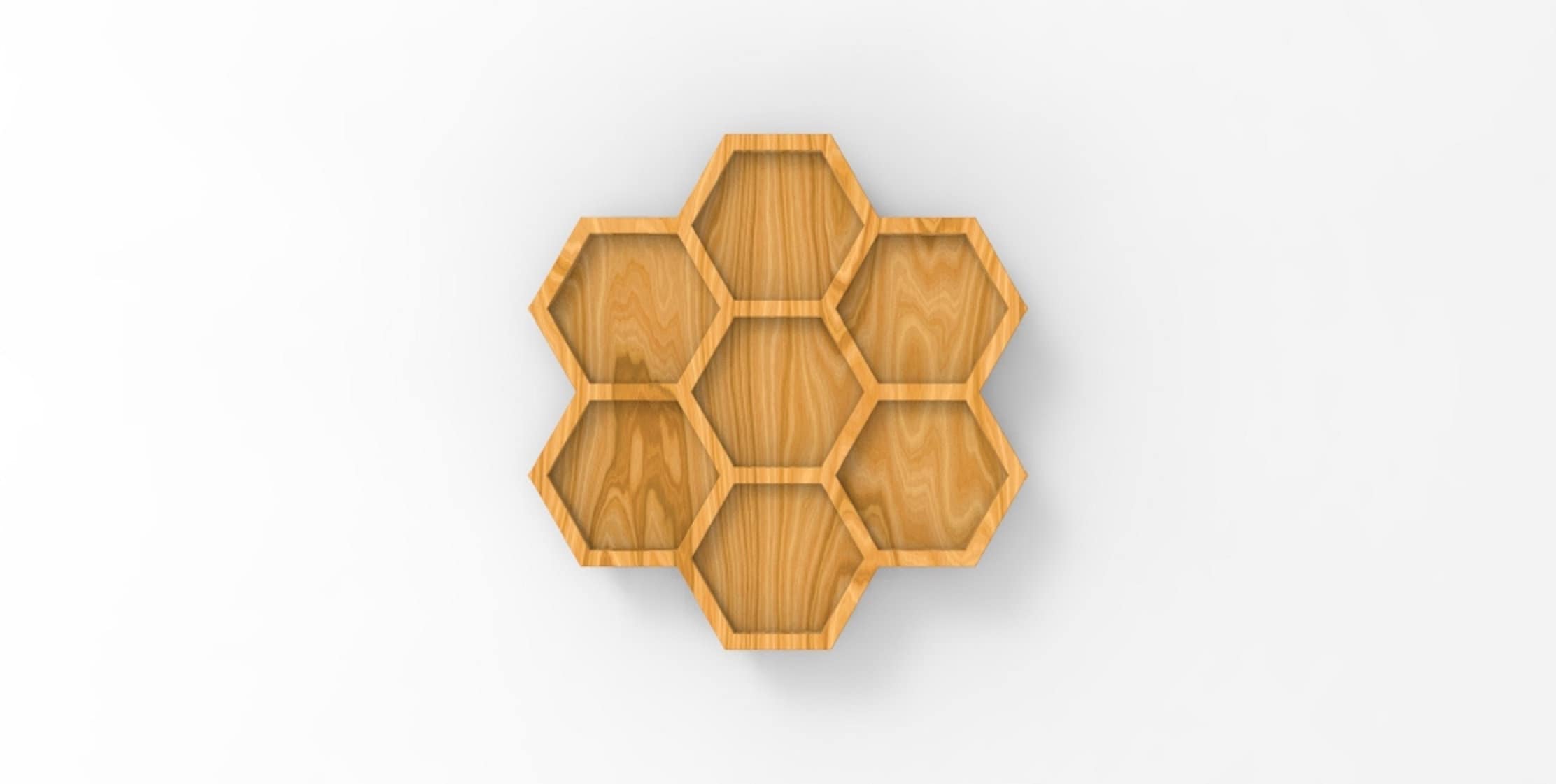 Honeycomb Vale Tray Cnc Cut Files for Cnc Router, Dxf, Dwg, Eps, Stl ...