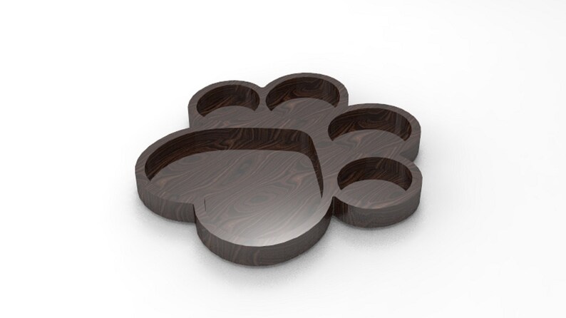 Dog Paw Serving Tray Cnc Router Files for Wood, Files for Cnc Router ...