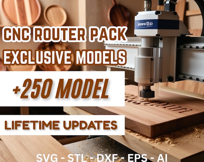 410GB+ CNC Router Files Mega Pack: Wall Art, Furniture, Decor (google ...