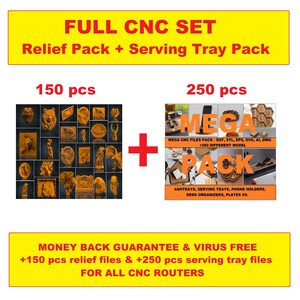 Cnc Router Files Mega Bundle 250 Cnc Cut Files for Cnc Router, Dxf, Dwg ...