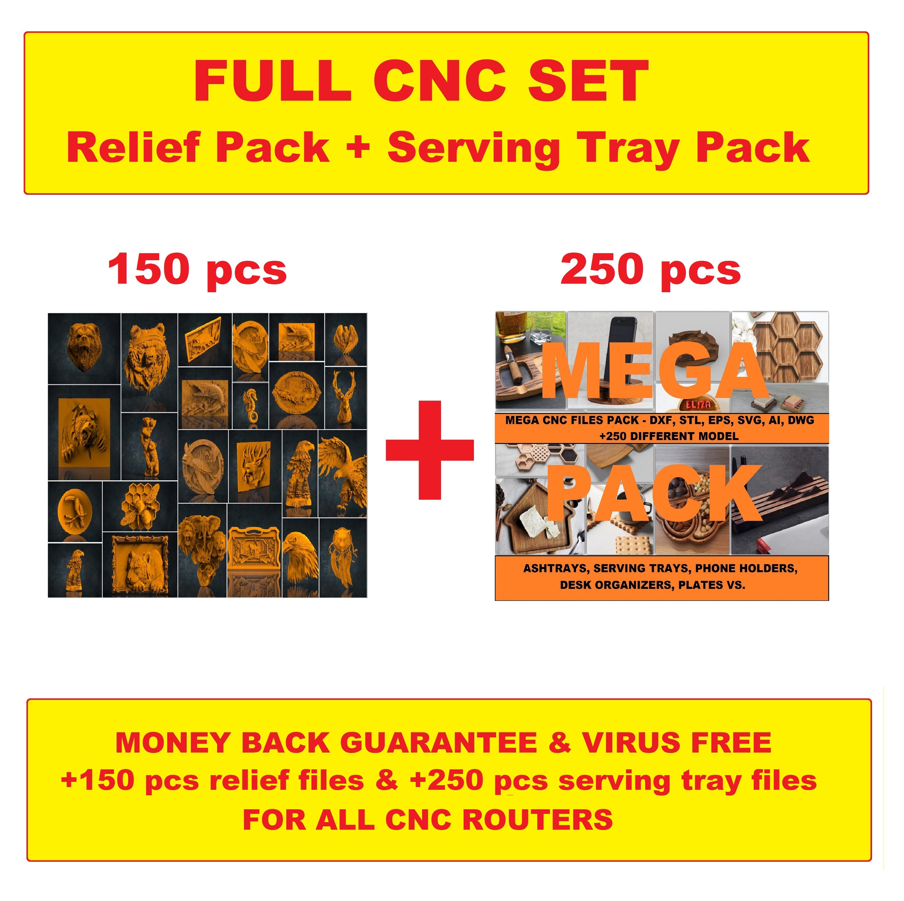 Cnc Router Files Mega Bundle 400 Cnc Cut Relief Kitchen Files for Cnc ...