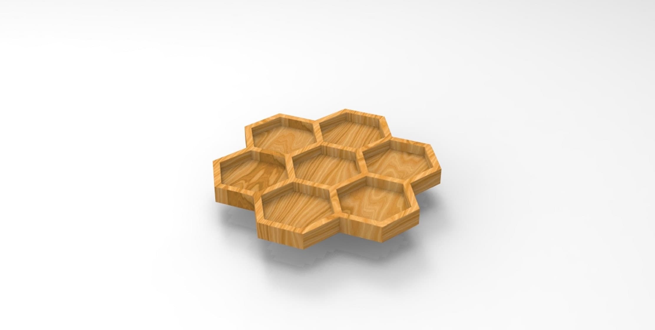 Honeycomb Vale Tray Cnc Cut Files for Cnc Router, Dxf, Dwg, Eps, Stl ...