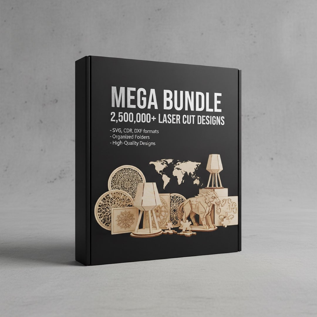 Mega BUNDLE LASER CUT & Engraving Files | 2,500,000+ Designs for Diode ...