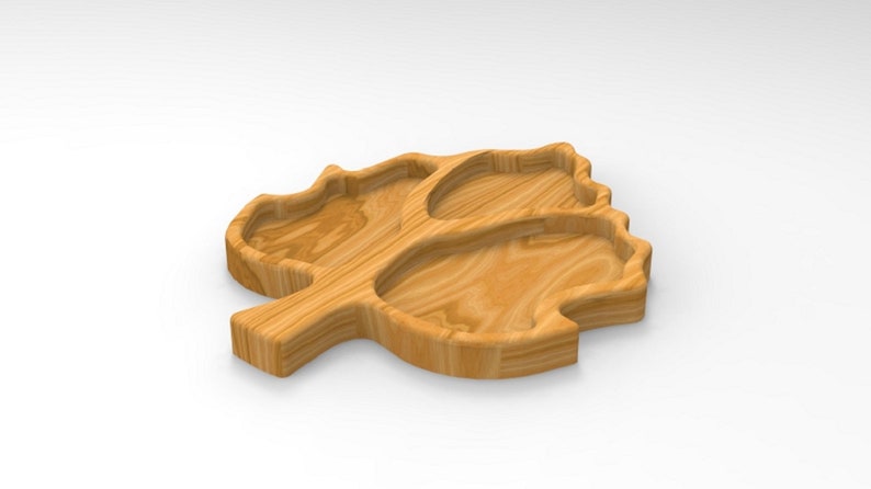 Leaf Nut Tray Cnc Router Files for Wood, Files for Cnc Router, Dxf, Dwg ...