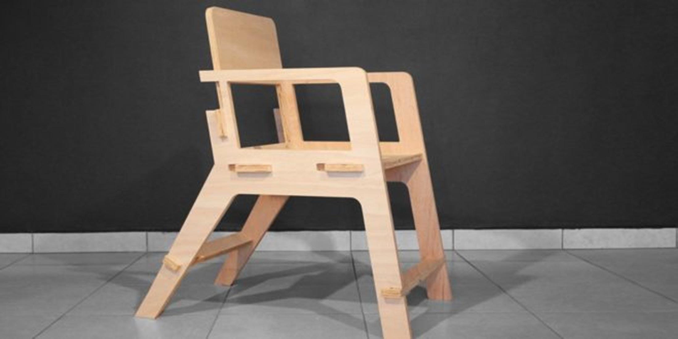 CNC CUTTING FILE 15mm Wooden Chair, Cnc Chair, Laser Cut Files, Cnc ...