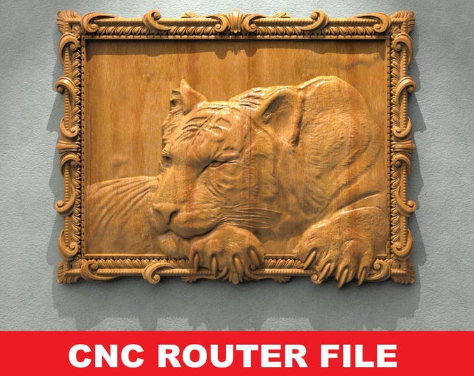 Wild Animals, STL Relief File for CNC Router Carving, Engraving - Etsy ...