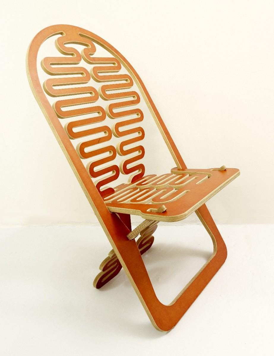 CNC CUTTING FILE Wooden Chair, Cnc Chair, Laser Cut Files, Cnc Files ...