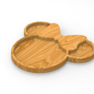 Mickey Serving Tray Cnc Router Files for Wood, Files for Cnc Router ...