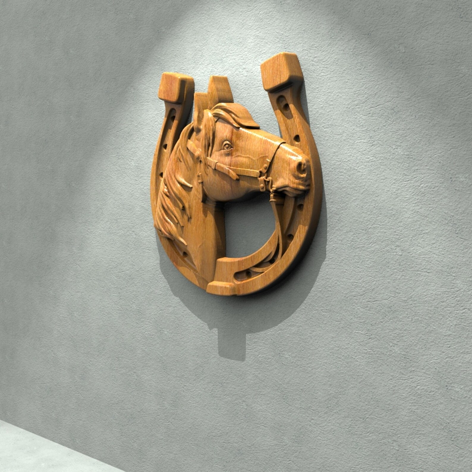Archivo STL de caballo para enrutador CNC, grabador, archivo de relieve ...