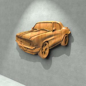 Classic Car STL Model CNC Router Engraver Artcam Aspire CNC Files Wood ...