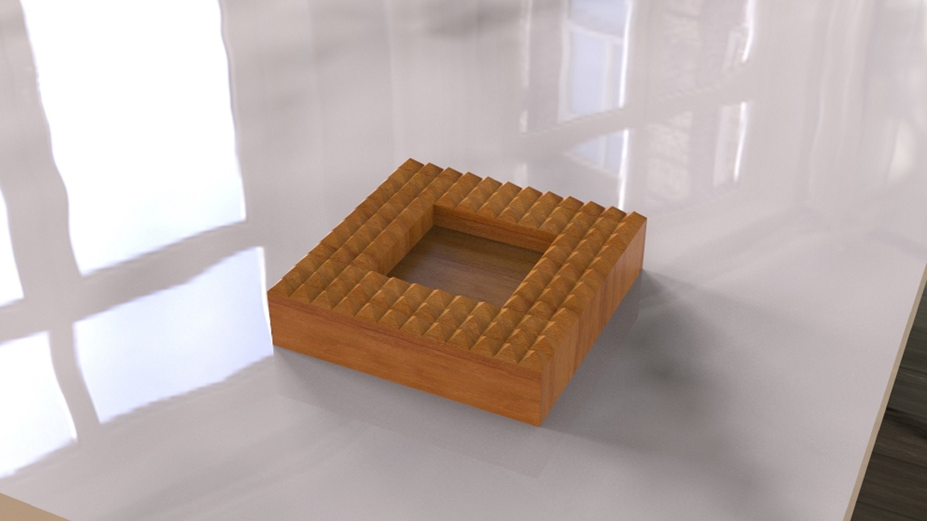 Pyramid Wooden Cigar Tray, Ashtray Cnc Router Files for Wood, Files for ...