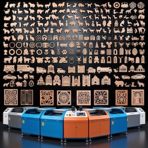 Laser Cut Files Mega Bundle, 300K Files 3D 2D Lasecut Designs CNC Files ...