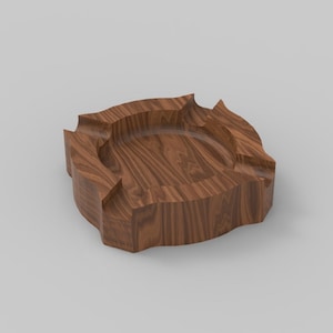 Circle Wooden Cigar Tray, Ashtray Cnc Router Files for Wood, Files for ...