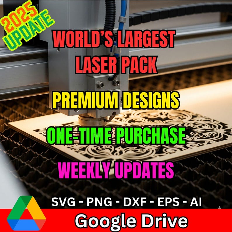Mega BUNDLE LASER CUT & Engraving Files | 2,500,000+ Designs for Diode ...
