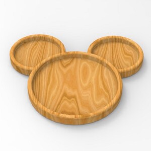 Mickey Serving Tray Cnc Router Files for Wood, Files for Cnc Router ...