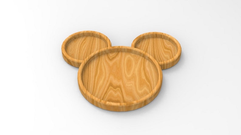 Mickey Serving Tray Cnc Router Files for Wood, Files for Cnc Router ...