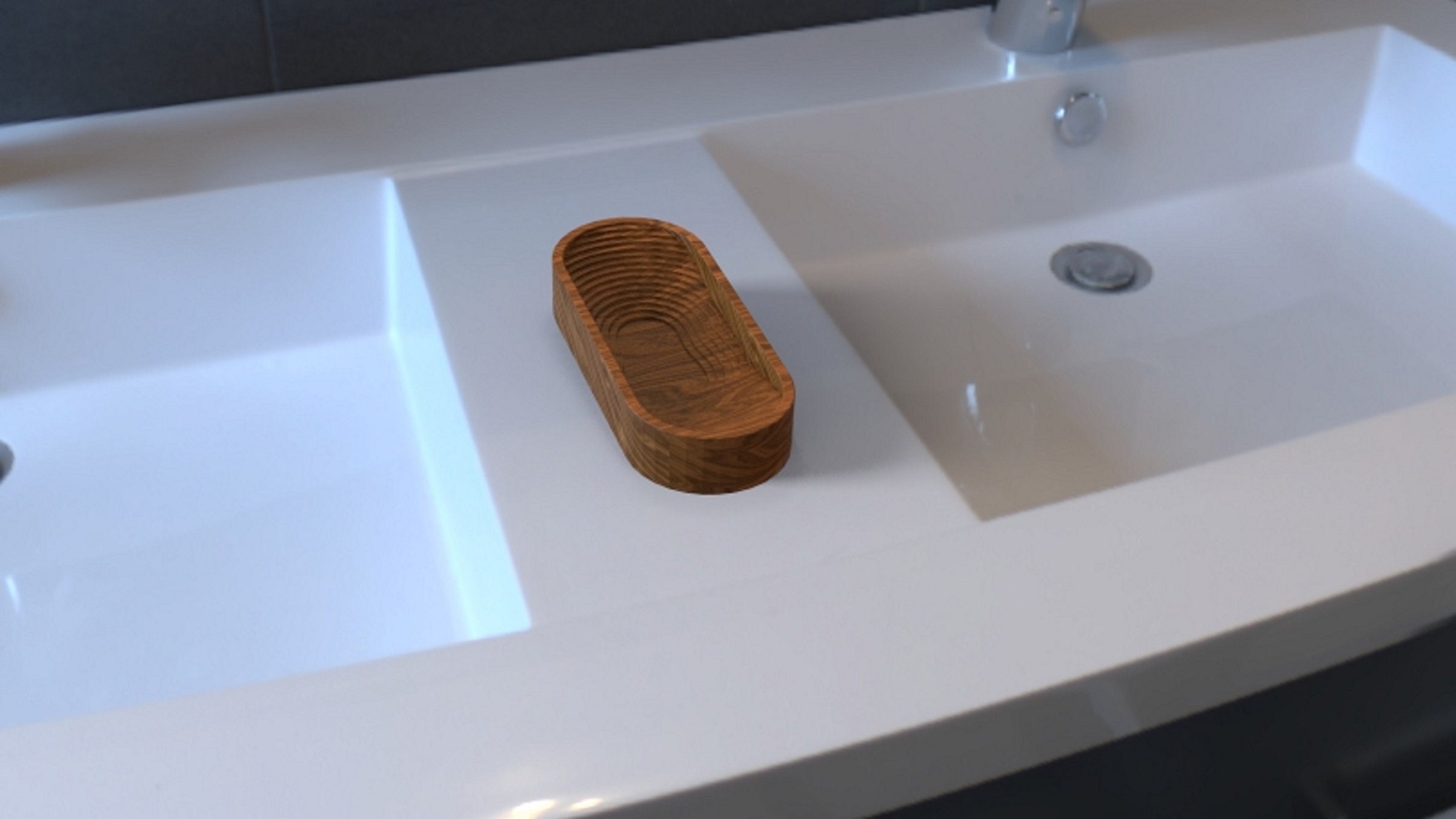 Contour Wale Tray Cnc Cut Files for Cnc Router, Dxf, Dwg, Eps, Stl, Svg ...