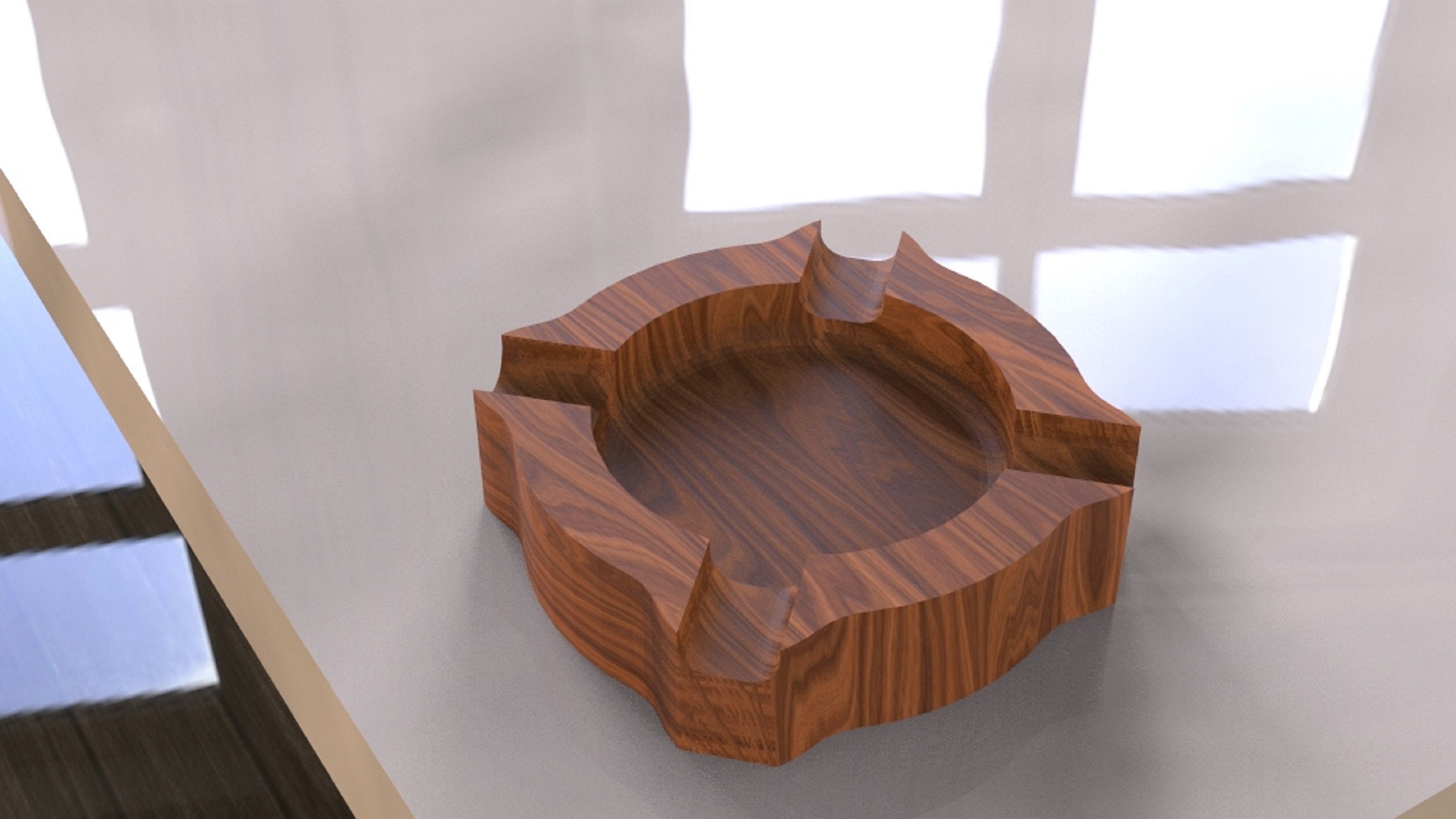 Circle Wooden Cigar Tray, Ashtray Cnc Router Files for Wood, Files for ...